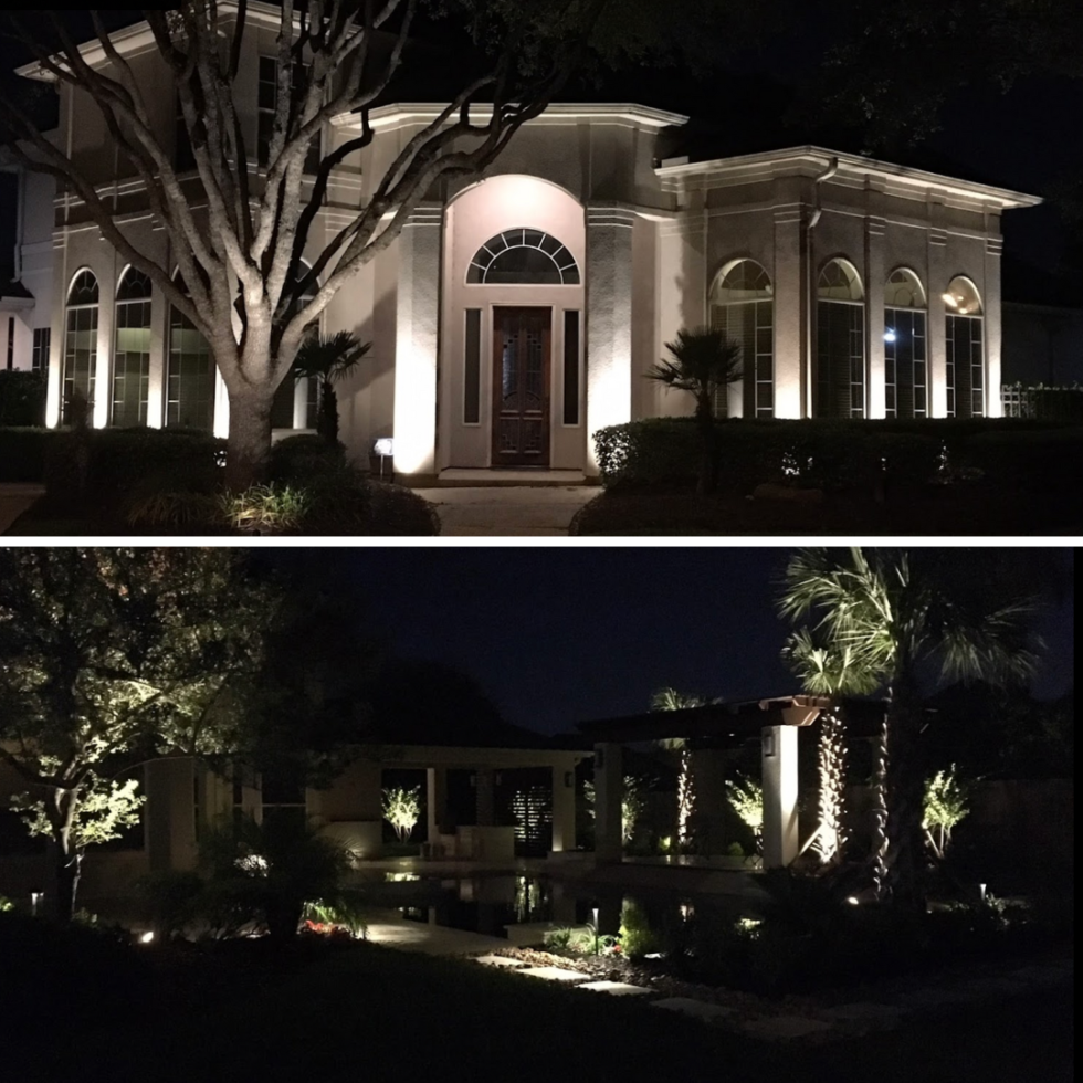 Exterior Lighting Houston| Spring | Houston Lightscapes